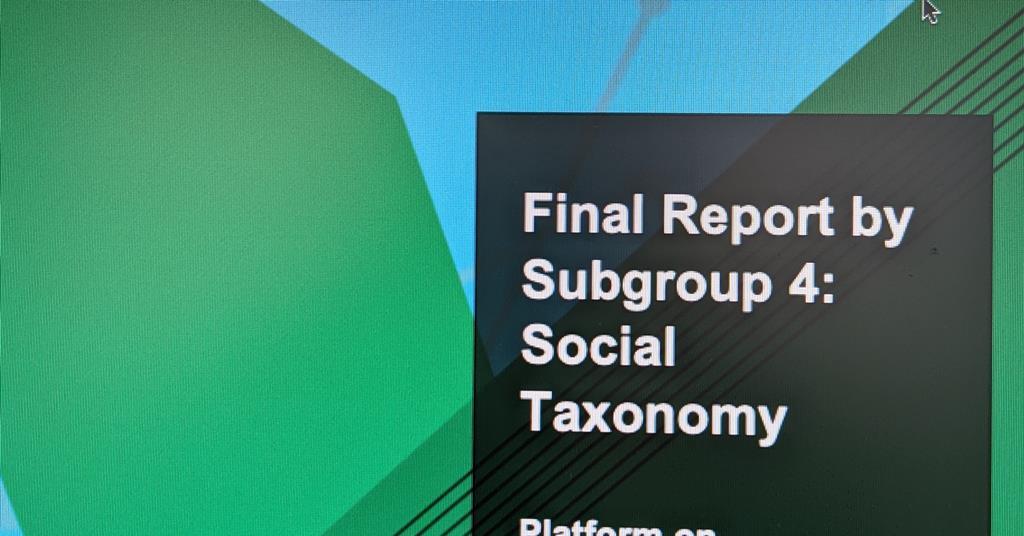 EC advisers adjust proposed social taxonomy structure given feedback ...