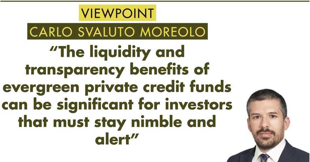 The evergreen funds evolution in private credit investments | Opinion ...